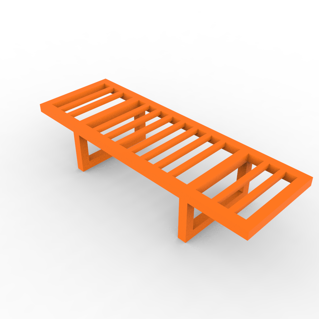 Beach Bench - bimmodeller.com - BIM Modeling services Provider