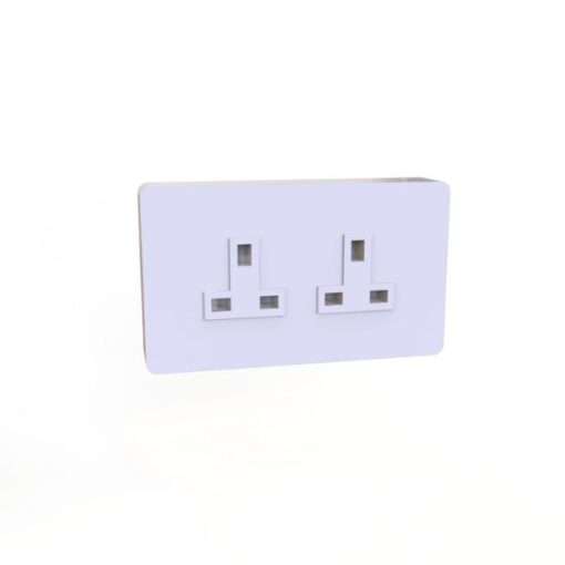 Twin Unswitched Socket - bimmodeller.com - BIM Modeling services Provider