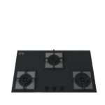 3 Burner Glass Gas Hob - bimmodeller.com - BIM Modeling services Provider