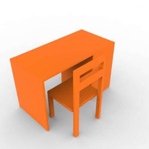 Study Table with Chair - bimmodeller.com - BIM Modeling services Provider