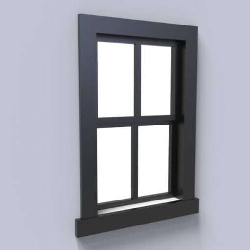 Sliding Sash Window - bimmodeller.com - BIM Modeling services Provider