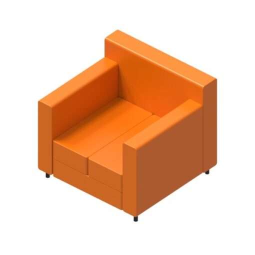 Study Seating Sofa - bimmodeller.com - BIM Modeling services Provider