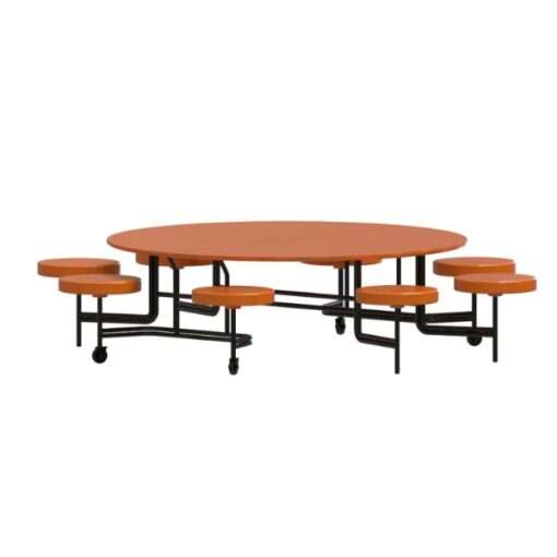Round Mobile Folding Table Seating Unit - bimmodeller.com - BIM ...
