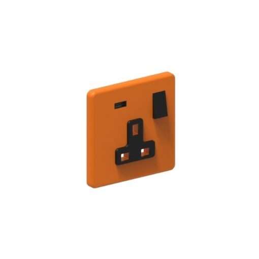 1 Gang Switched Socket + USB - bimmodeller.com - BIM Modeling services ...