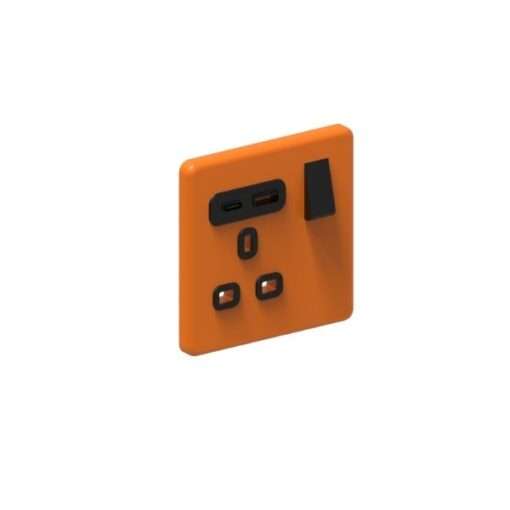 Single Switched Socket + Dual USB - bimmodeller.com - BIM Modeling ...