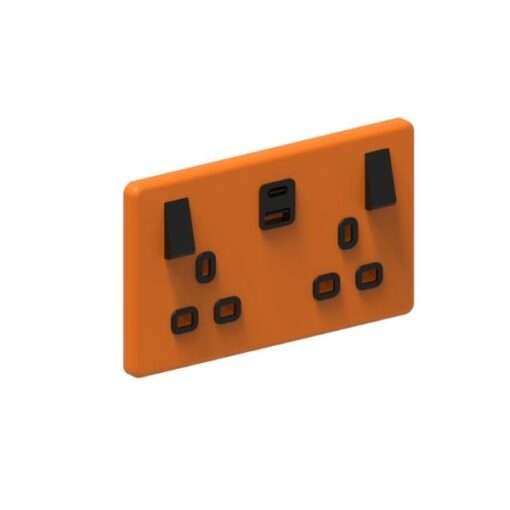 Double Switched Socket + Dual USB - bimmodeller.com - BIM Modeling ...
