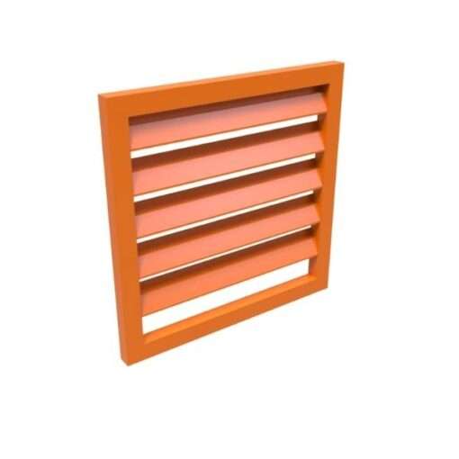 Intake/Exhaust_Wall-mounted Square Louvres - bimmodeller.com - BIM ...