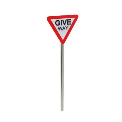 Give Way Sign Post Mounted Sign - bimmodeller.com - BIM Modeling ...