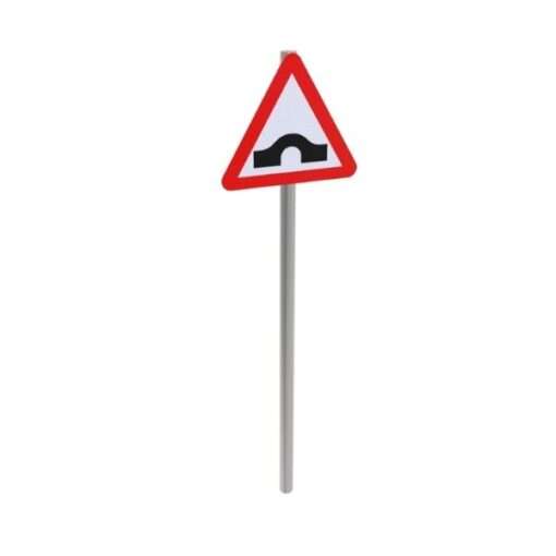 Hump Bridge Ahead Sign Post Mounted - bimmodeller.com - BIM Modeling ...