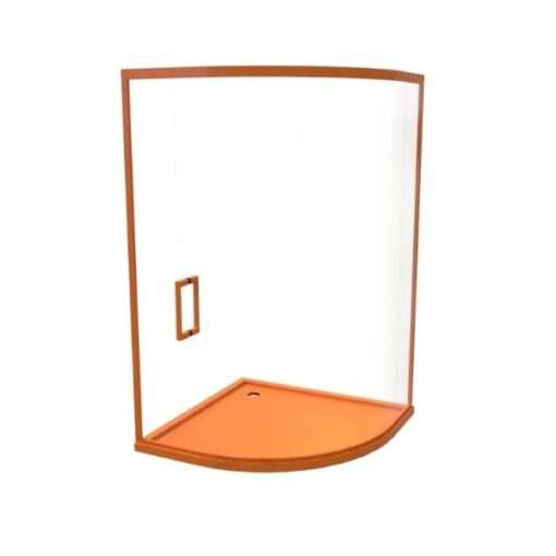 Slider Shower with Curved Corner - bimmodeller.com - BIM Modeling services Provider