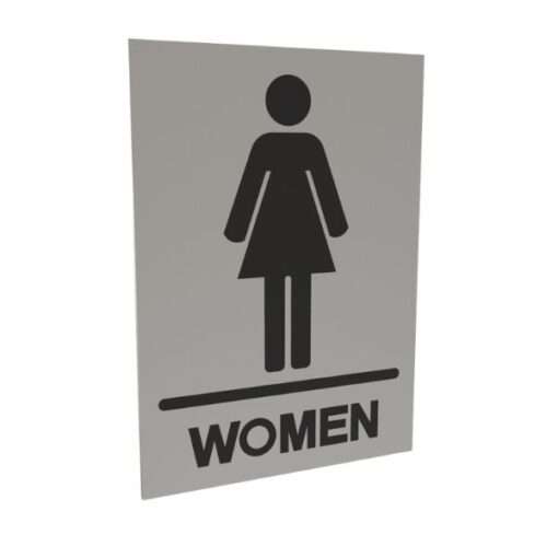 Restroom Female Signage - bimmodeller.com - BIM Modeling services Provider