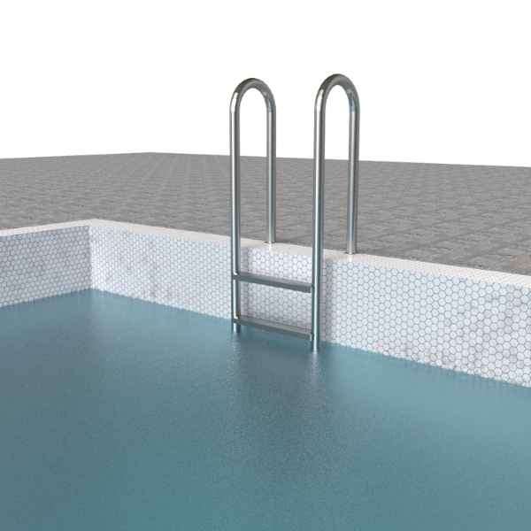 Narrow stile bow Pool Ladder - bimmodeller.com - BIM Modeling services ...